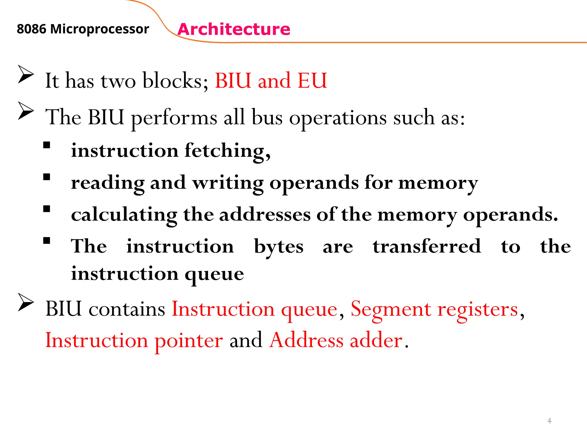 Chapter 2 and 3 8086,8088 architecture and HW specification.pptx