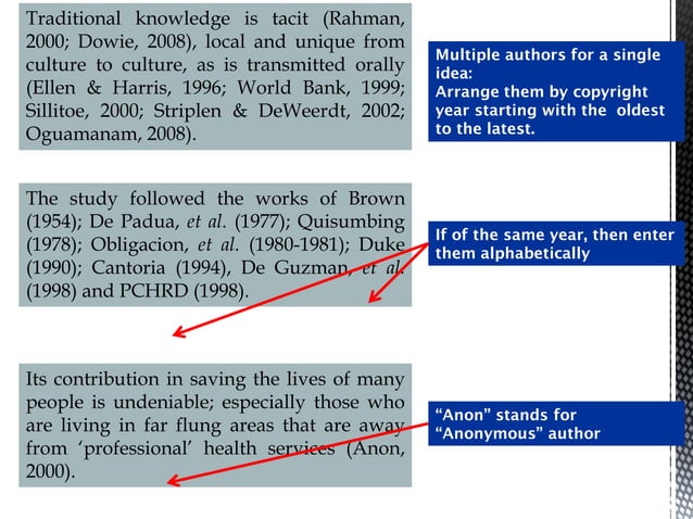 Review of Related Literature with references | PPT