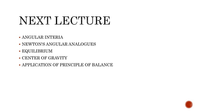 Chapter 2 angular kinetics | PPTX
