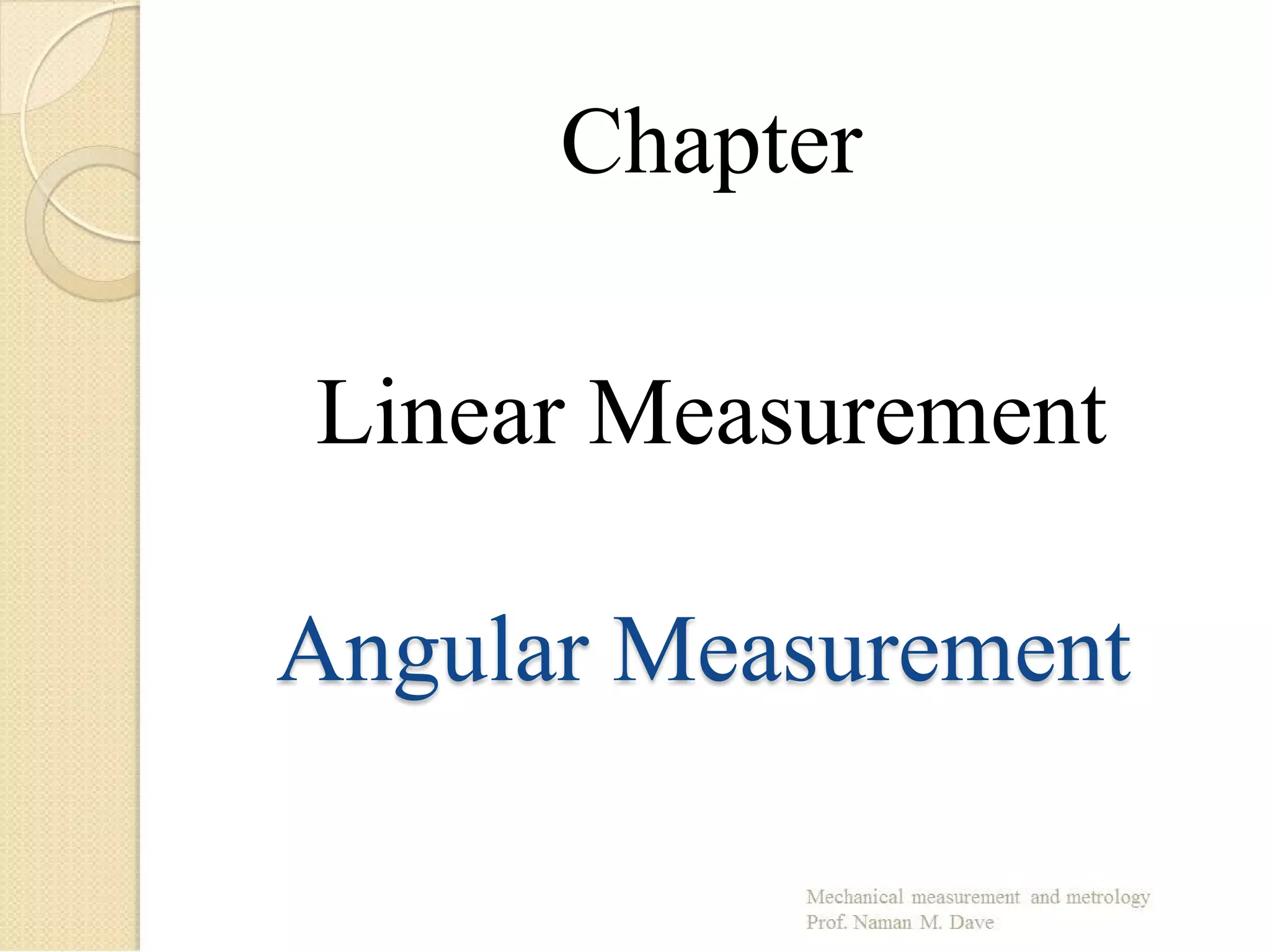 Angular measurements | PDF