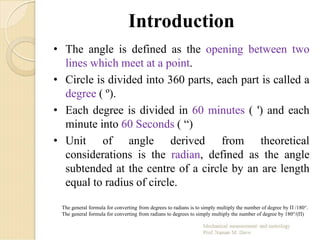Angular measurements | PDF