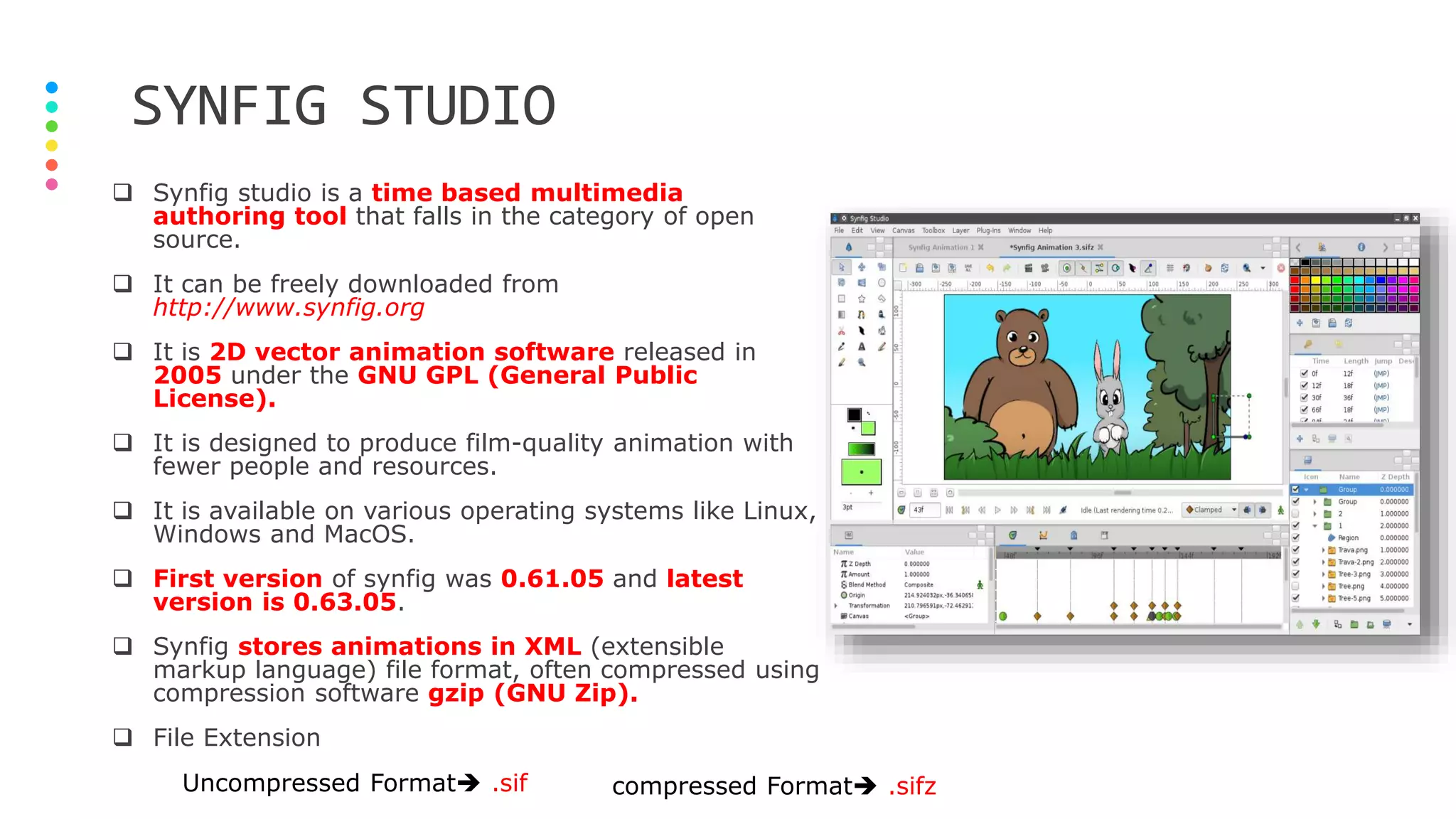Std 11 Computer Chapter 2 Animation Tool Synfig Ppt