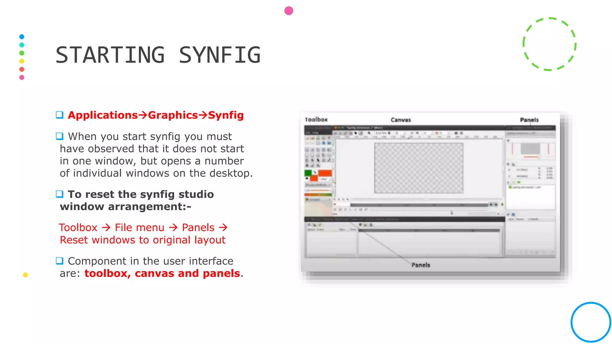Std 11 Computer Chapter 2 Animation Tool Synfig Ppt