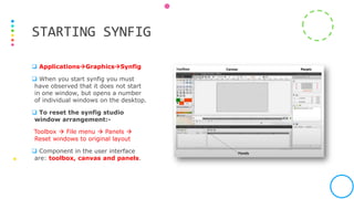 Std 11 Computer Chapter 2 Animation Tool: Synfig | PPTX