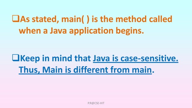 An Overview Of Java | Object Oriented Programming | PDF