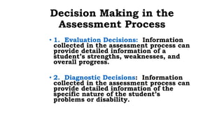 chapter 2 Assessment process.pptx | Special Needs Kids | Parenting