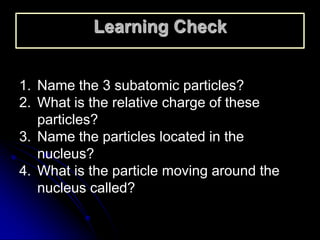 Chapter 2 atomic structure | PPTX