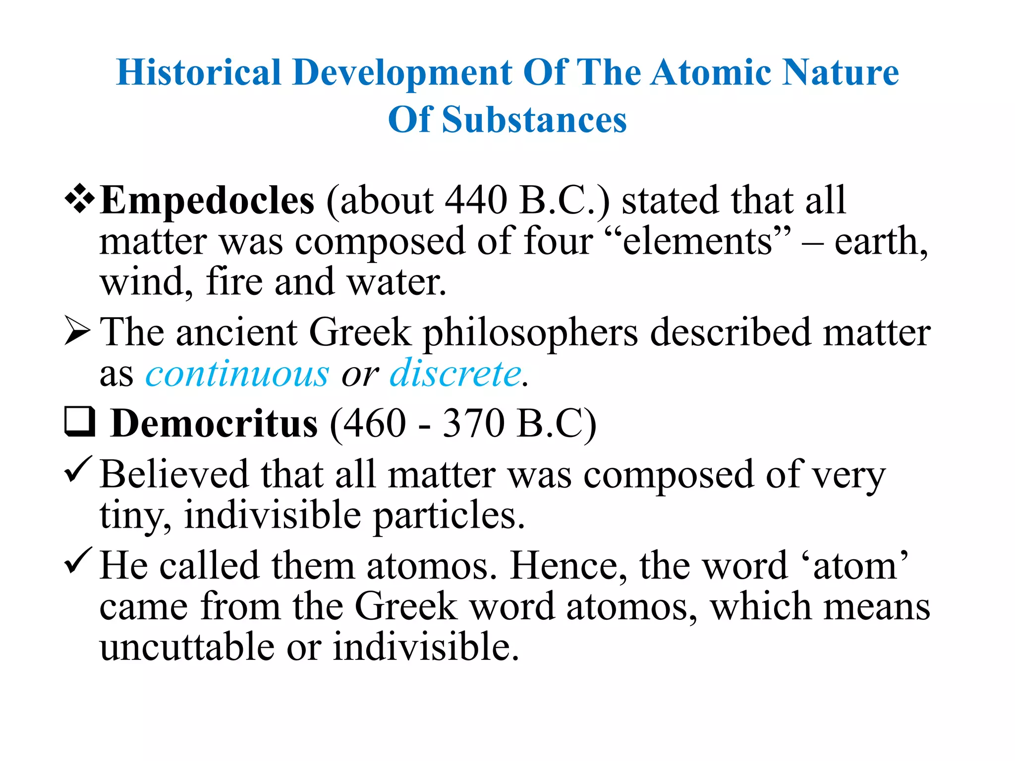 Chapter 2 atomic structure | PPTX