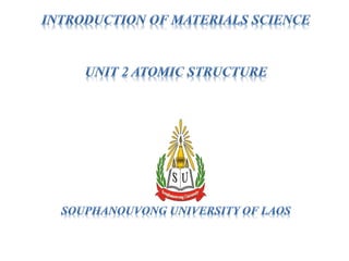 Chapter 2 Atomic Structures | PDF