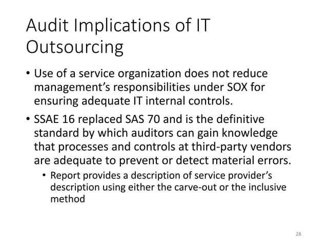 Chapter 2 auditing it governance controls | PPTX