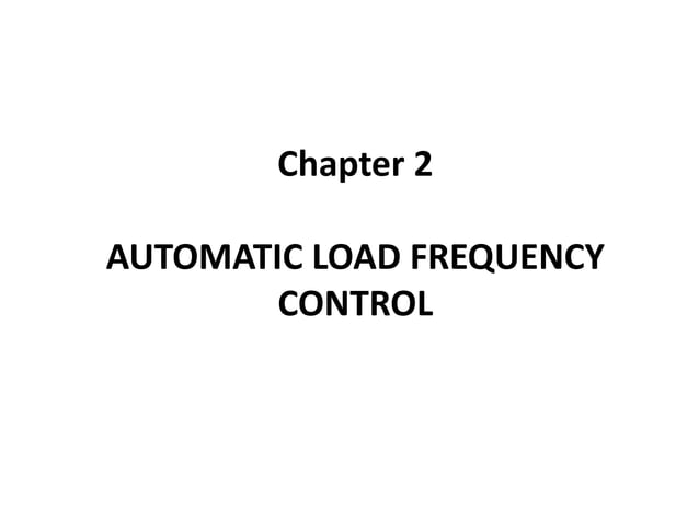 Chapter 2 automatic_load_frequency_contr | PDF