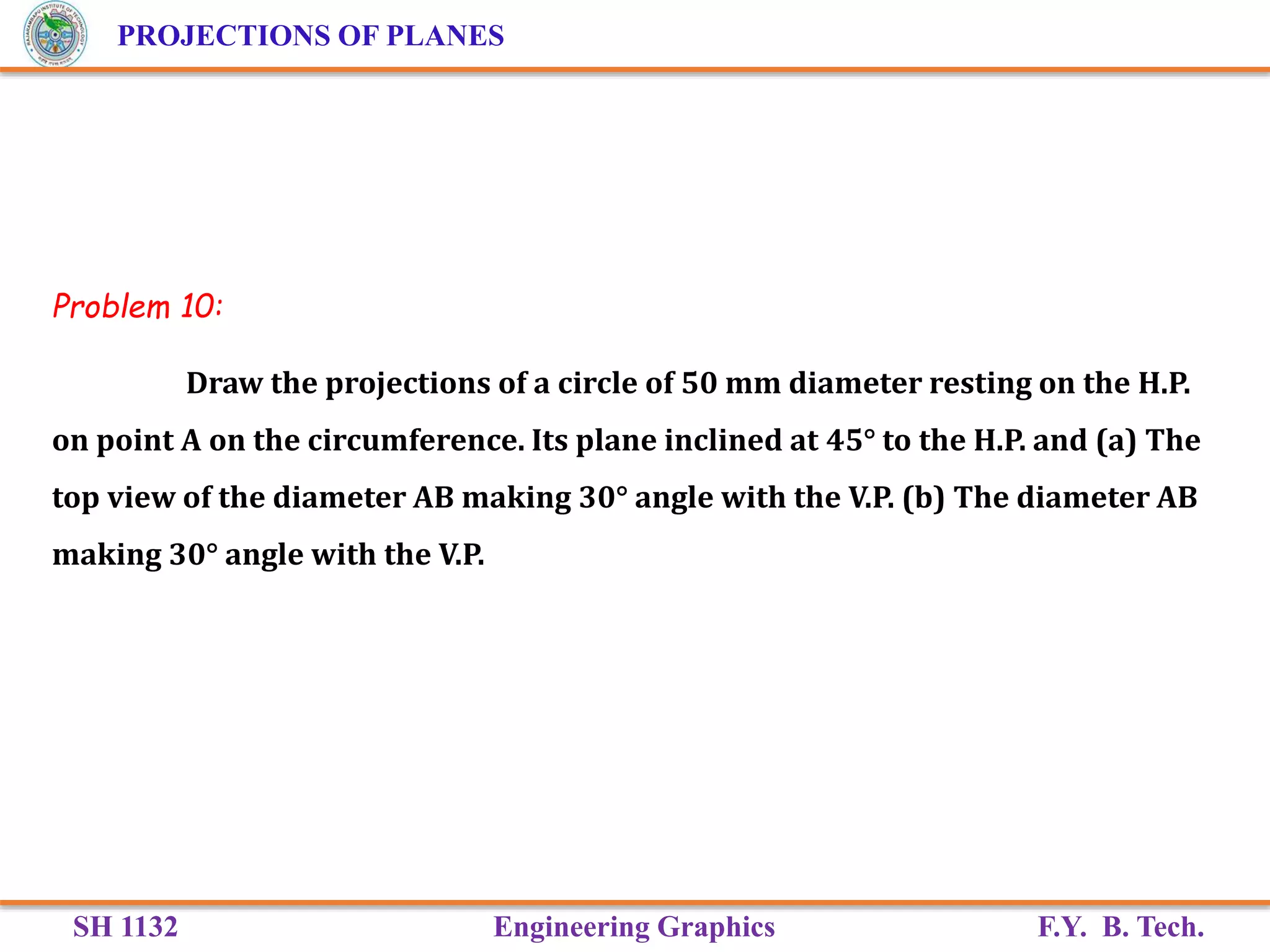 Projections of Planes | PPSX