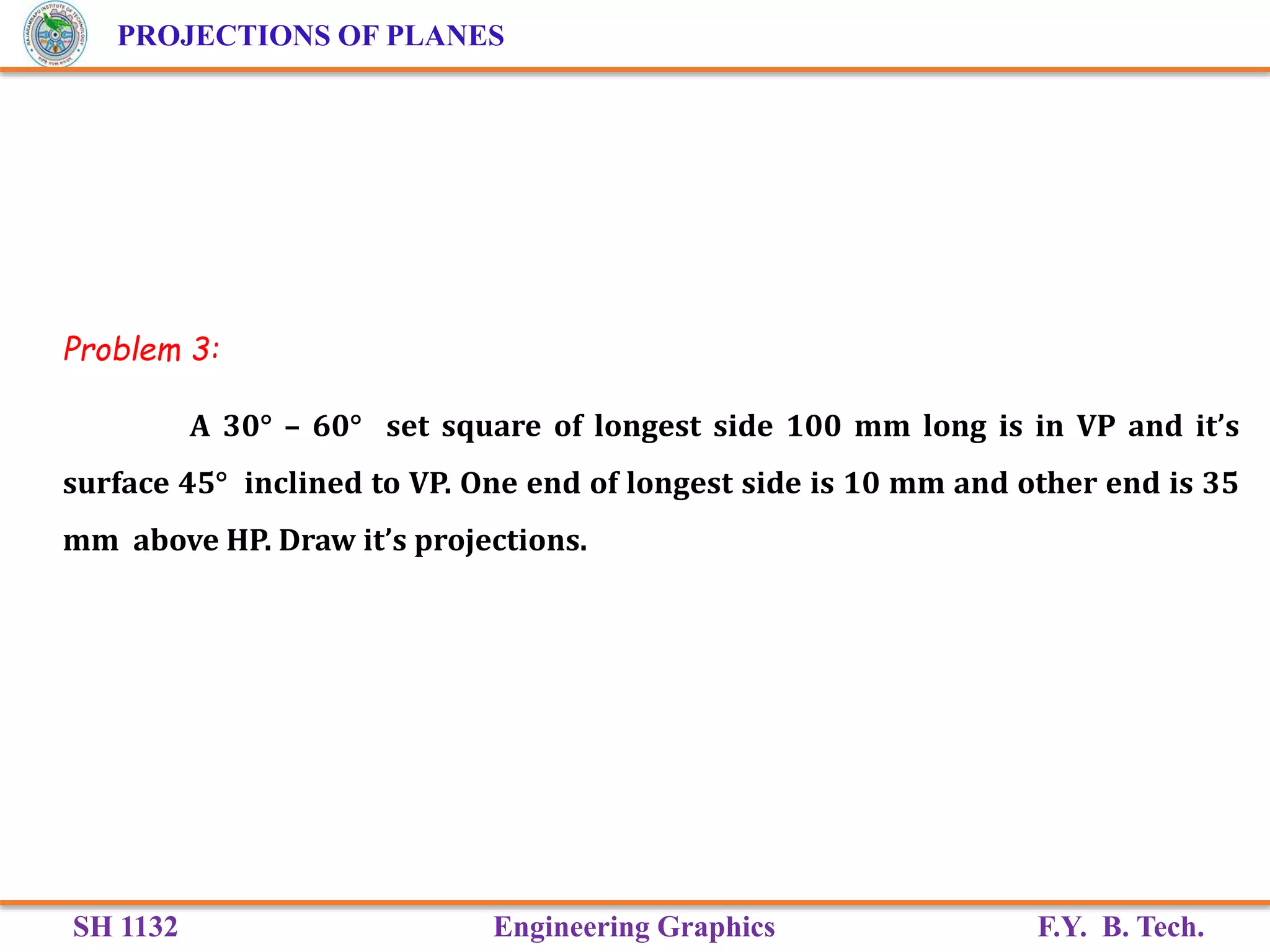 Projections of Planes | PPSX