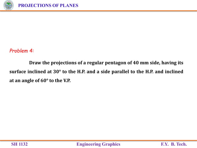 Projections of Planes | PPSX