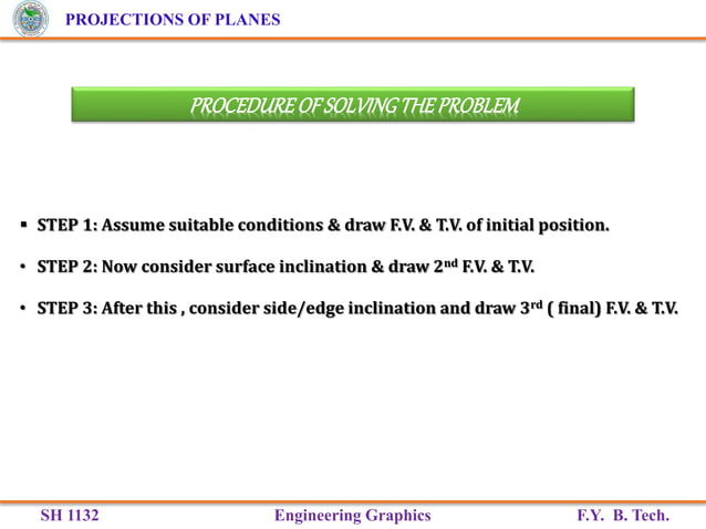 Projections of Planes | PPSX