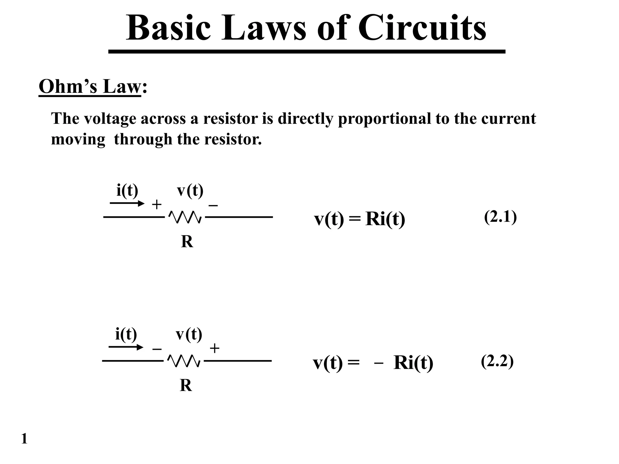 Chapter_2_Basic_Circuit_Laws.ppt | Physics | Science