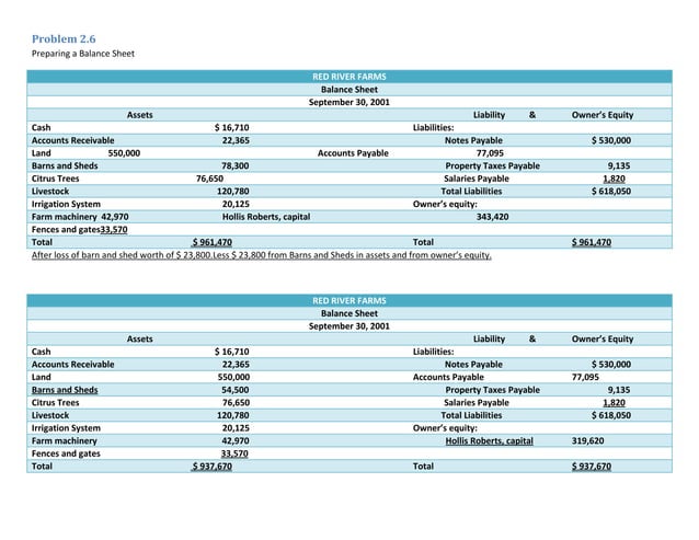 Chapter 2 basic financial statements exercise | DOCX