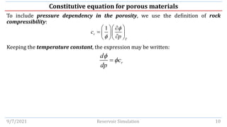 Chapter 2 basic single phase-flow equation | PDF