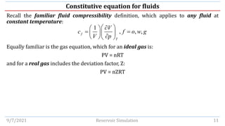 Chapter 2 basic single phase-flow equation | PDF