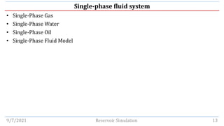 Chapter 2 basic single phase-flow equation | PDF