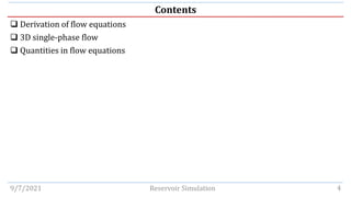 Chapter 2 basic single phase-flow equation | PDF