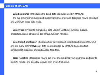 Chapter 2 Basics of MATLAB | PPT