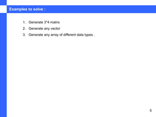 Chapter 2 Basics of MATLAB | PPT