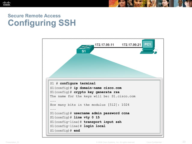 CCNAv5 - S2: Chapter2 Basic Switching Concepts and Configuration | PDF | Operating Systems ...