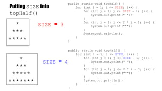 Nested For Loops and Class Constants in Java | PPTX