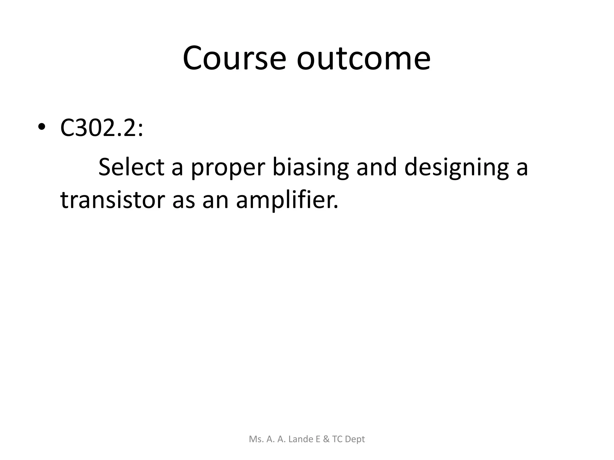 Transistor cb cc ce power point transistor | PPTX
