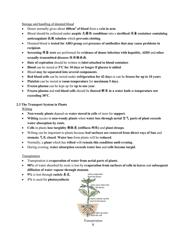 Chapter 2 Blood Circulation and Transportation | PDF