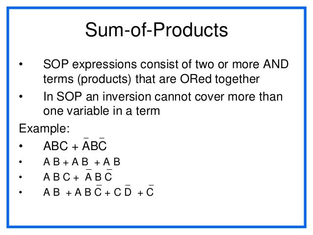 Chapter 2 Boolean Algebra Part 2