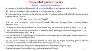 Chapter 2 breakdown in liquids | PPTX