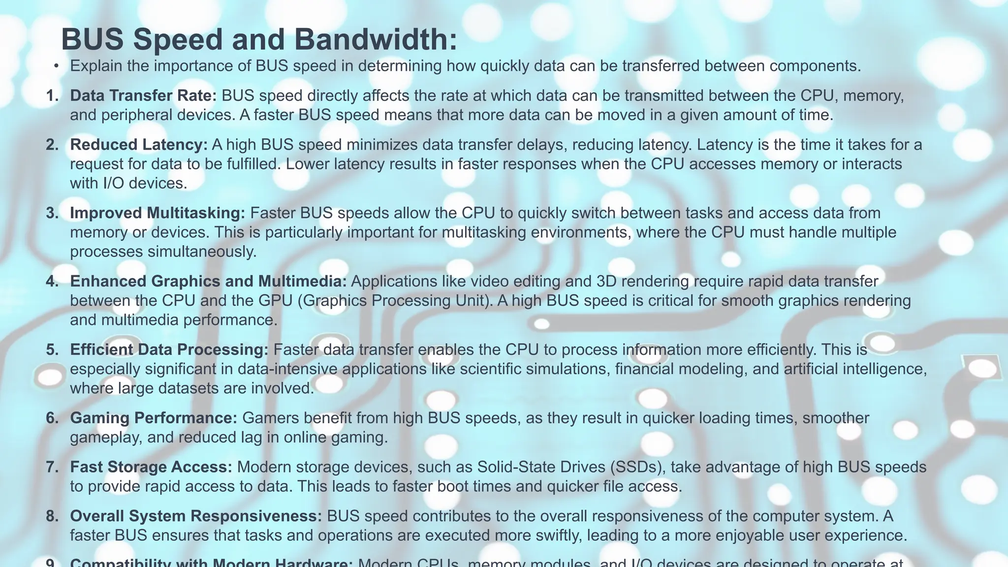 Computer Architecture Chapter 2 BUS | PDF