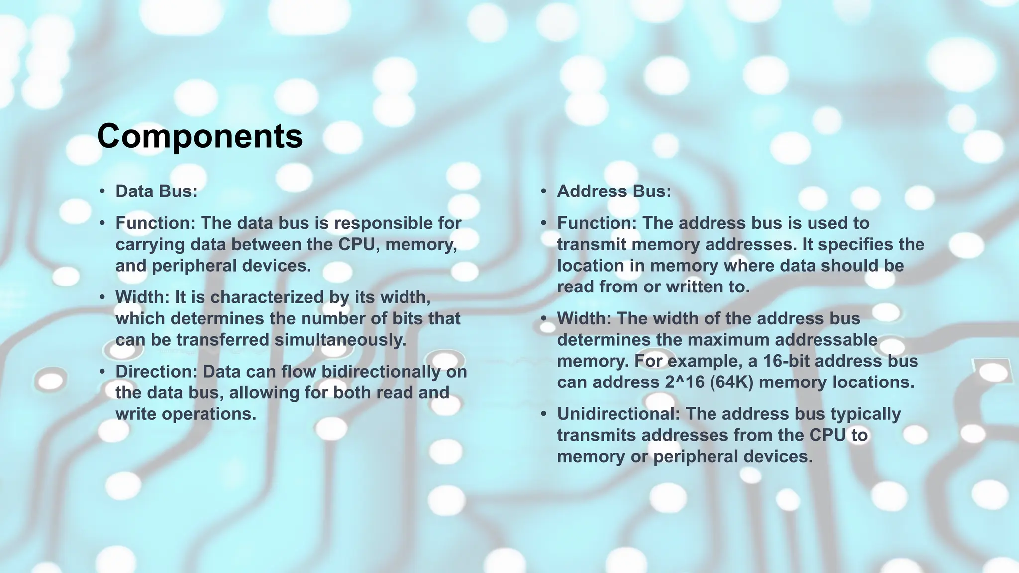 Computer Architecture Chapter 2 BUS | PDF