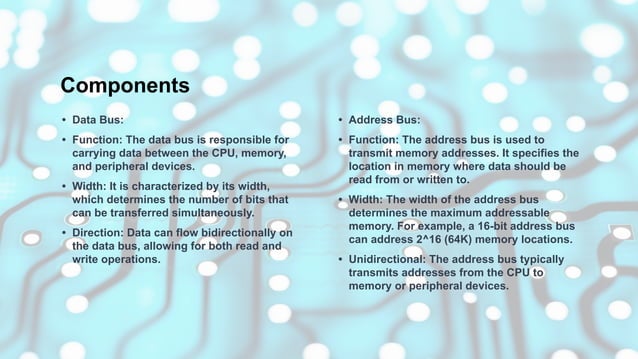 Computer Architecture Chapter 2 BUS | PDF