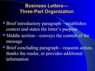 Chapter 2 business letters | PPT | Publishing Industry | Industries