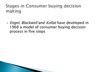 Buying Decision Making Process | PPTX