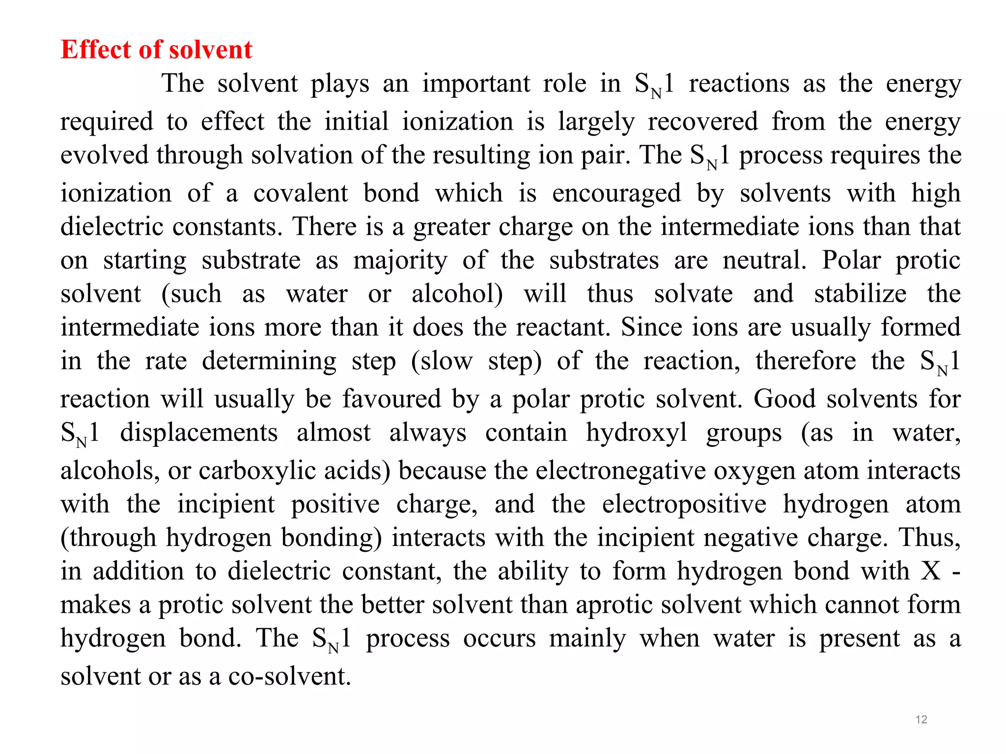 Nucleophilic substitution reactions | PPT