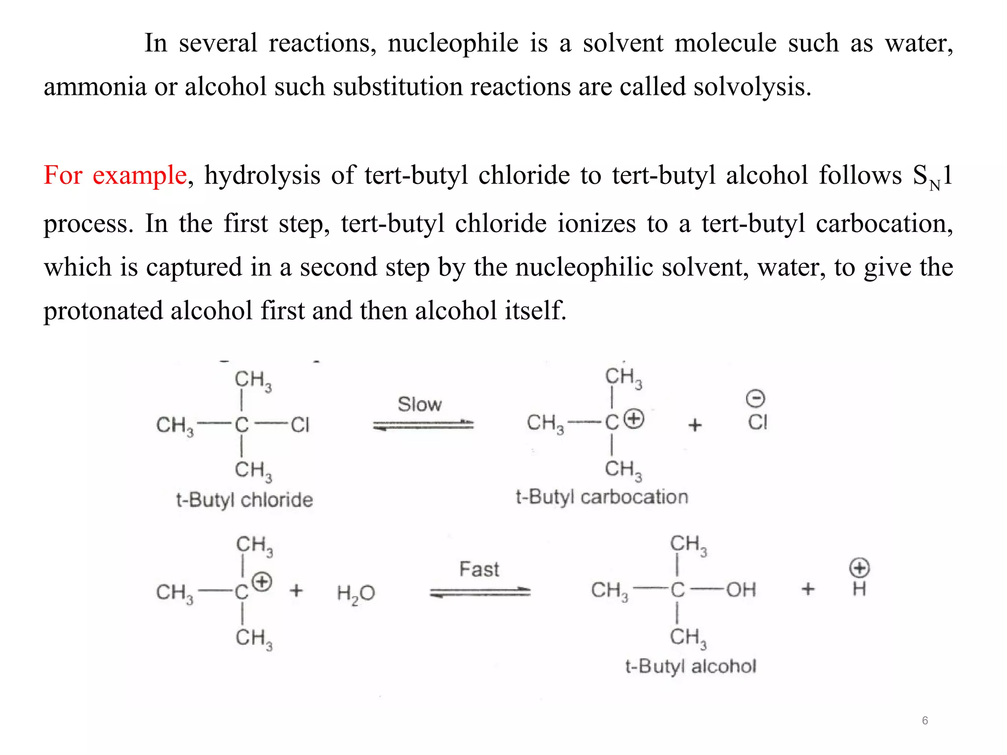 Nucleophilic substitution reactions | PPT
