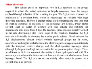 Nucleophilic substitution reactions | PPT