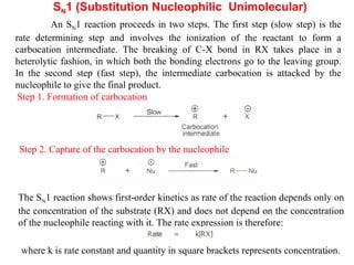 Nucleophilic substitution reactions | PPT