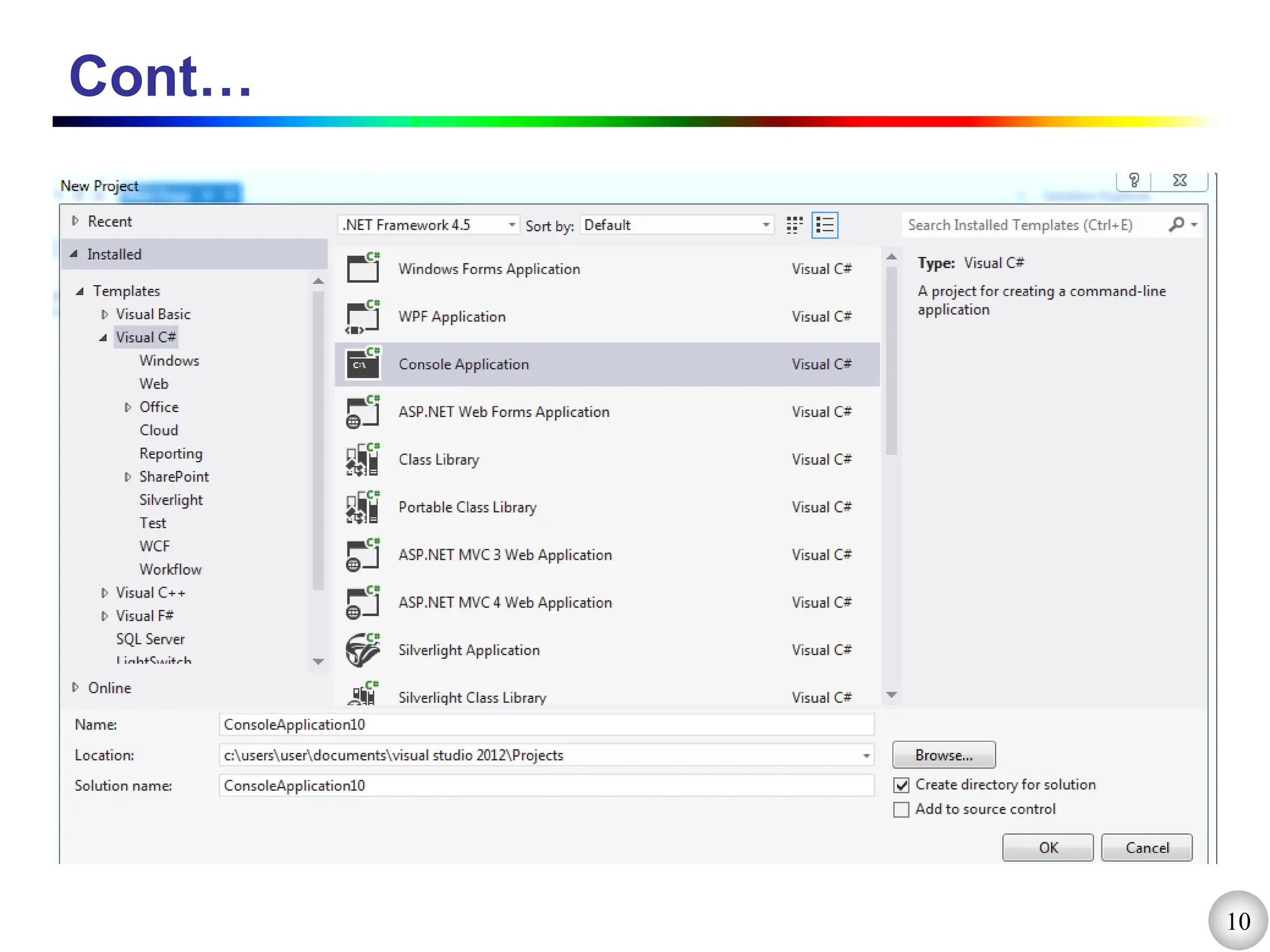 Chapter two Fundamentals of C# programming | PDF