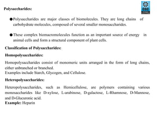 Chapter 2 carbohydrates ppt d pharm 2nd year | PPTX