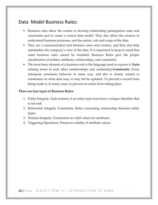 Data Models & Introduction to UML | PDF | Databases | Computer Software ...