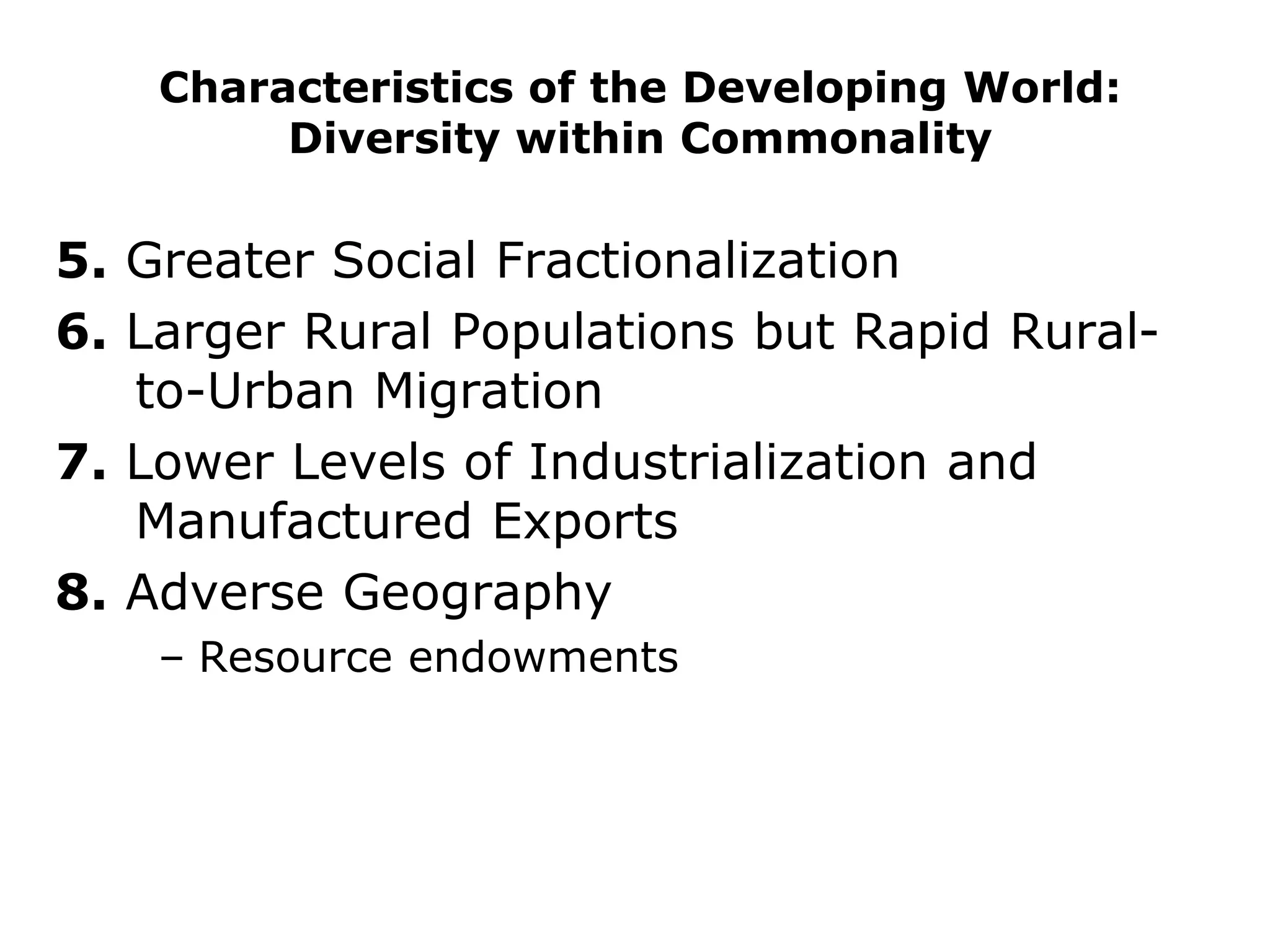 Chapter 2 Characteristics of Developing Countries.ppt