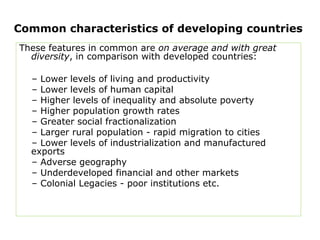 Chapter 2 Characteristics of Developing Countries.ppt