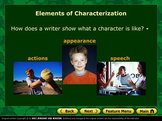 Chapter 2 characterization powernotes | PPT