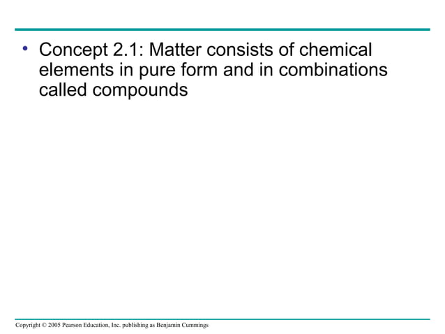 Chapter2 chemical context of life | PPT