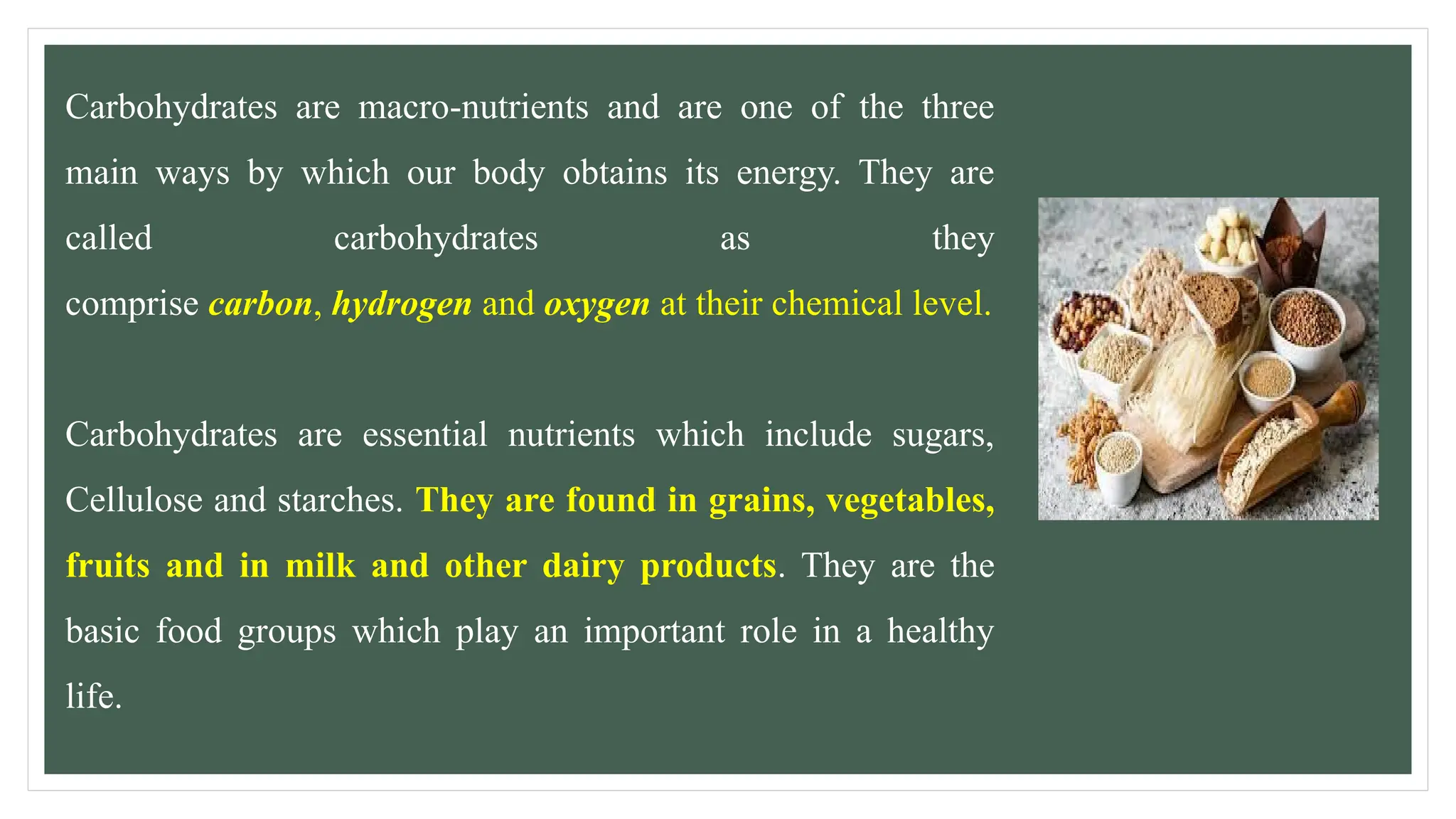 chapter 2 CHO.pptx Carbohydrates are monomers (single unit) or polymers ...